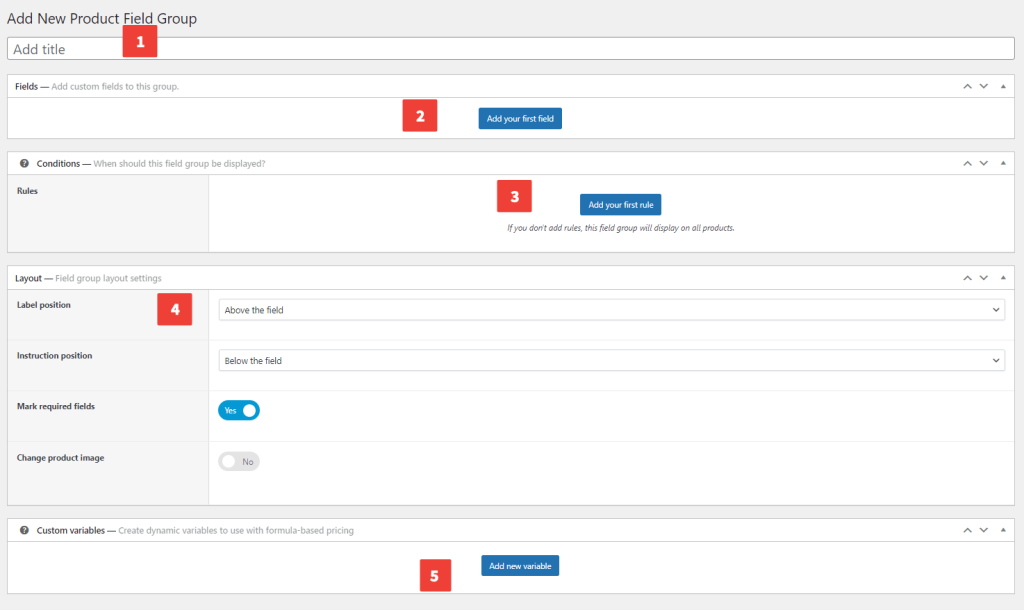 Getting Started with Advanced Product Fields for WooCommerce - Wombat ...