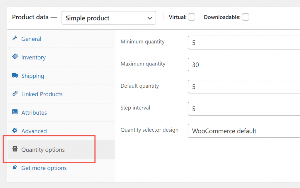 Setting quantity rules (min, max, default, etc…) - Wombat Plugins