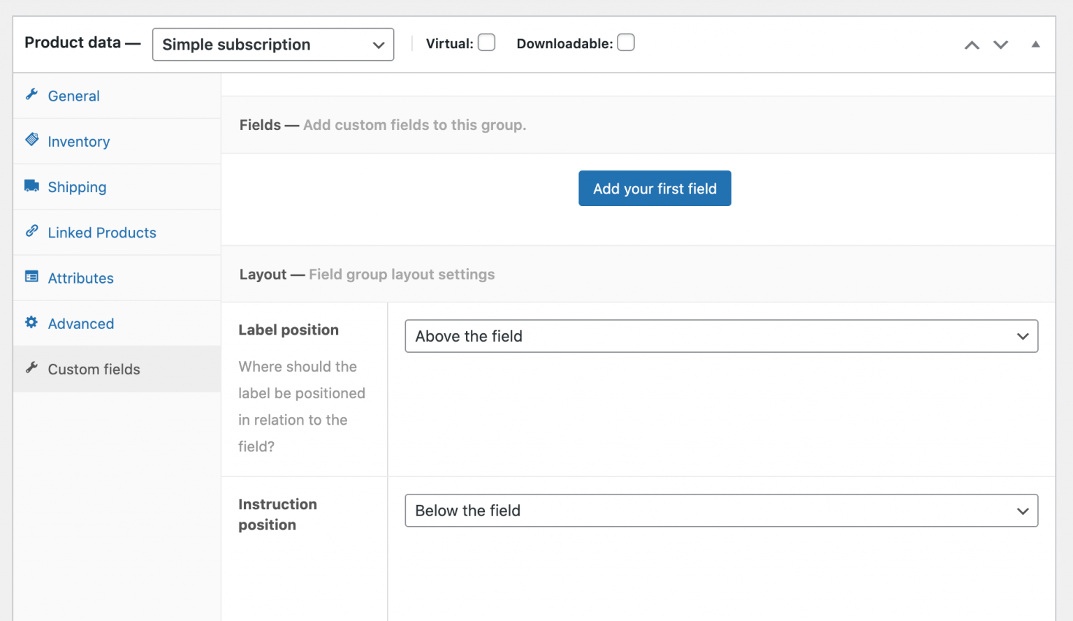 How to add input fields to WooCommerce subscriptions - Wombat Plugins