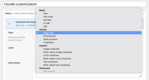 All the different field types - Wombat Plugins