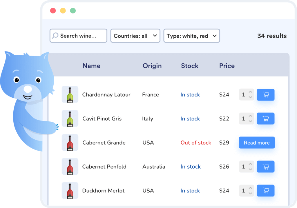 6 Best WooCommerce Product Table Plugins Compared for 2026 - Wombat Plugins